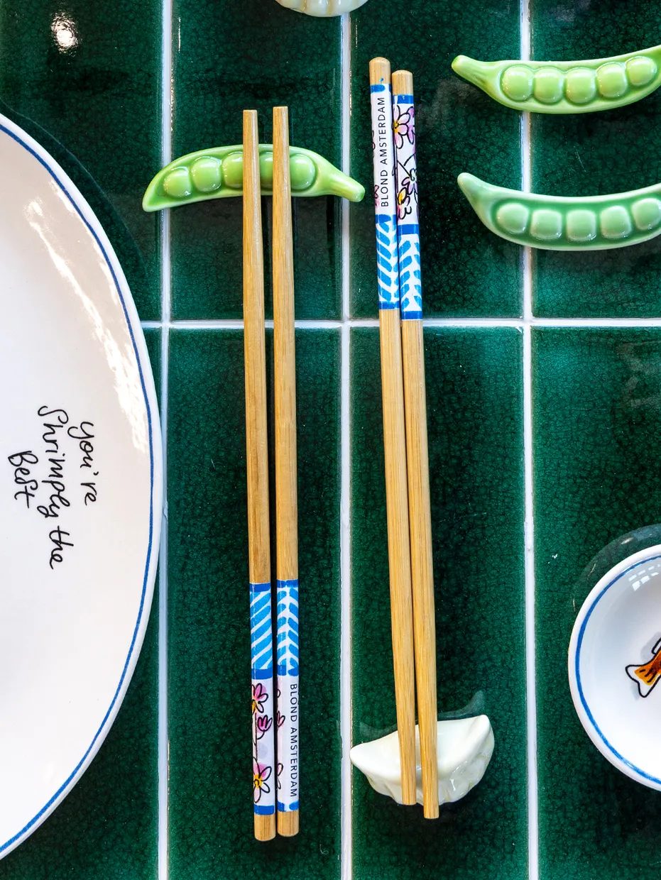 Sushi: Chopstick set van 4 - Blond Amsterdam - | Dit is Assen