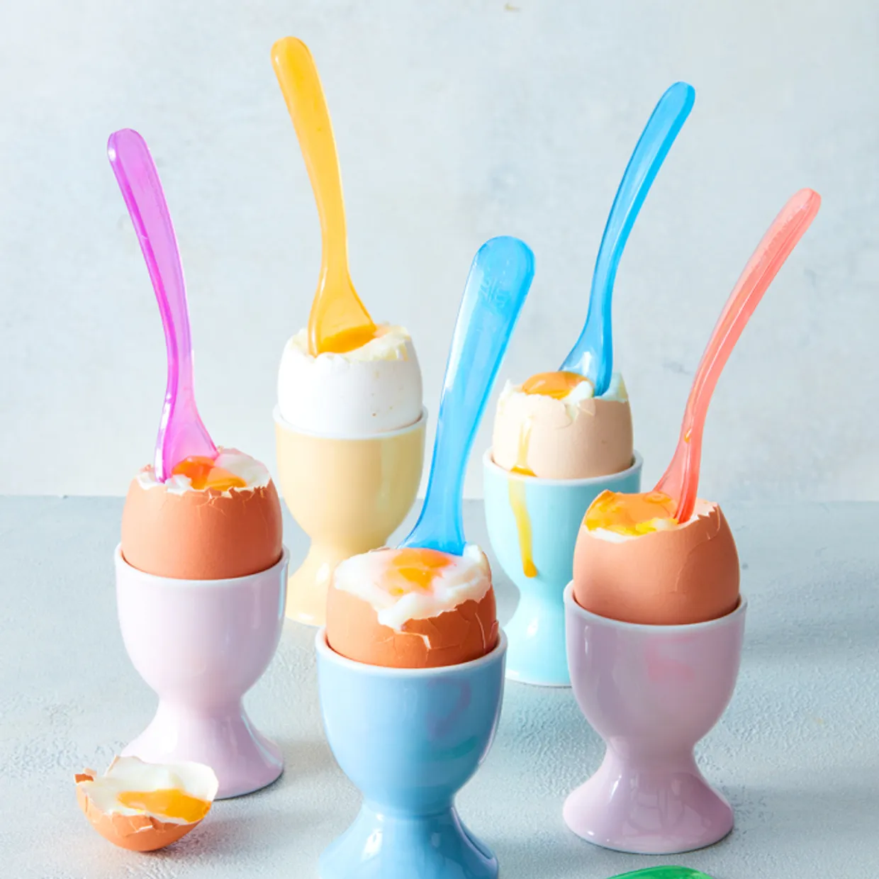 Dessert -/ eierlepel Lumispoon 12 cm - licht paars | Koken & Tafelen ...