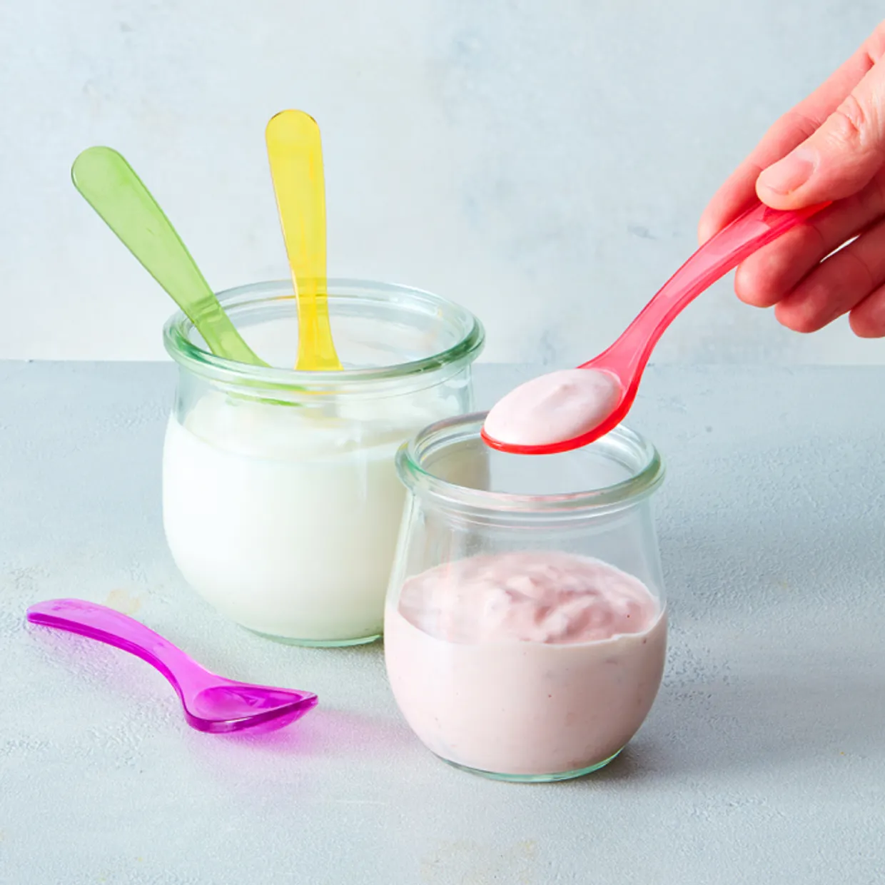 Dessert -/ eierlepel Lumispoon 12 cm - licht paars | Koken & Tafelen ...